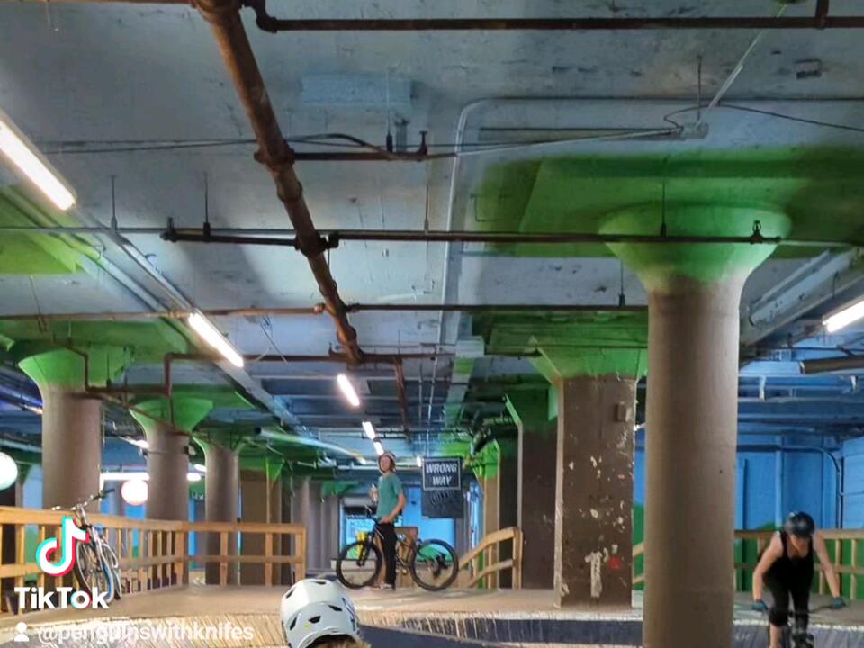 5 year old putting down his fastest lap ever on the pump track 💯💪!