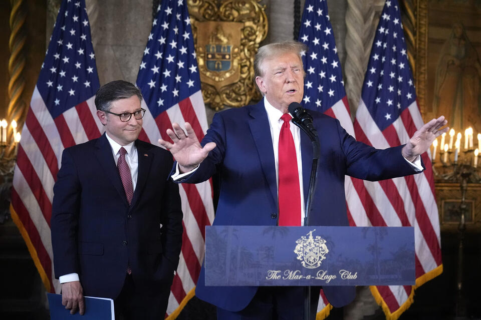 Trump Wishes Speaker Johnson ‘Good Luck’ and Claims He Has Almost ‘100% ...
