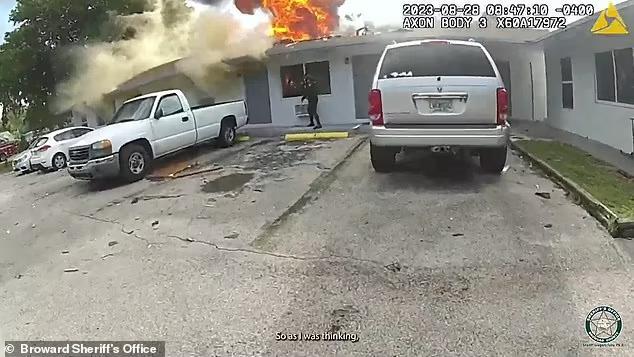 Shocking moment Florida woman dies in fireball explosion after ...