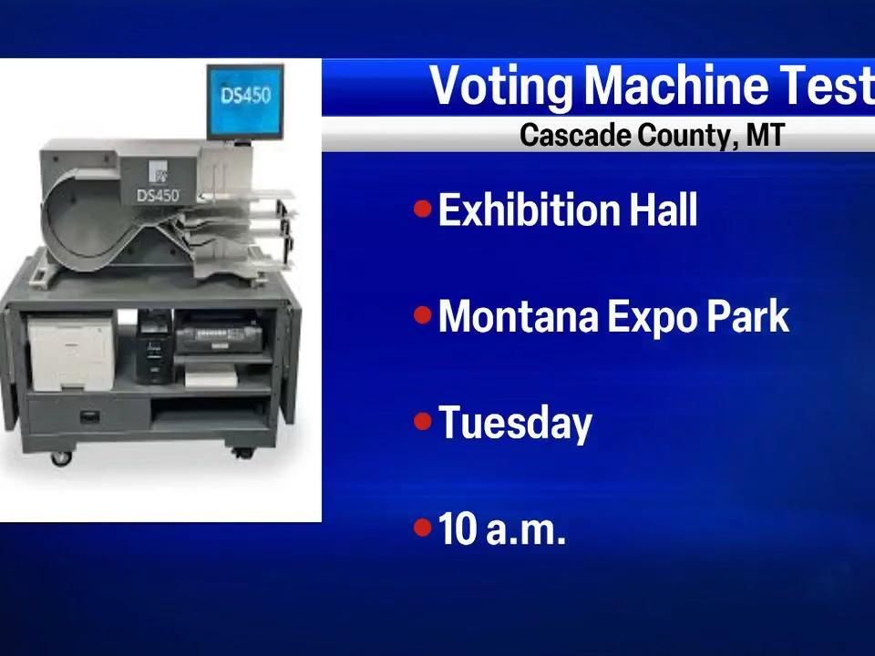 Cascade County holding public test of automatic voting system at Expo Park