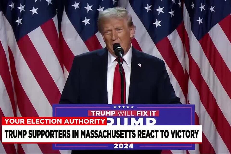 Trump supporters in Massachusetts react to election night victory ...