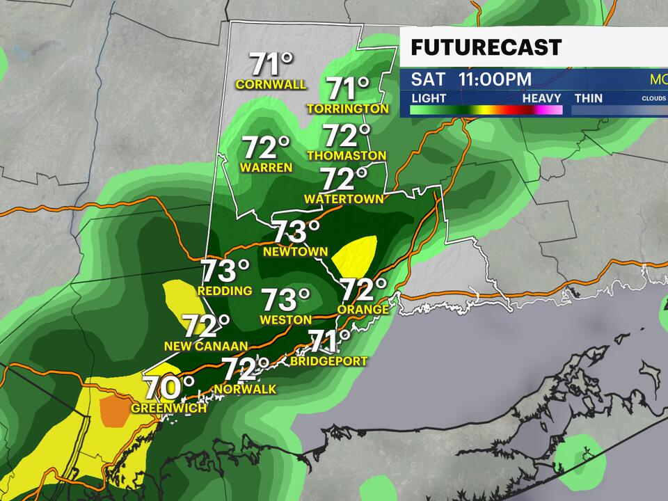 STORM WATCH: Cloudy skies and humidity in Connecticut; tracking weekend ...