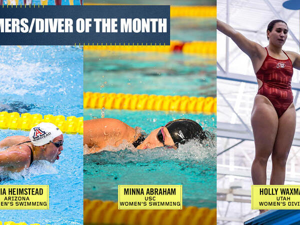 Minna Abraham, Julia Heimstead Named Pac-12 Women’s Co-Swimmers of the ...