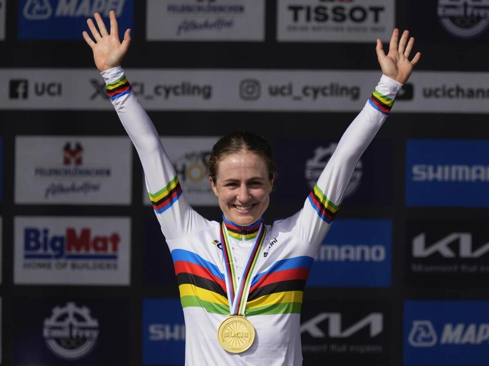 Australian Grace Brown wins women’s time trial at cycling worlds with men’s race to follow