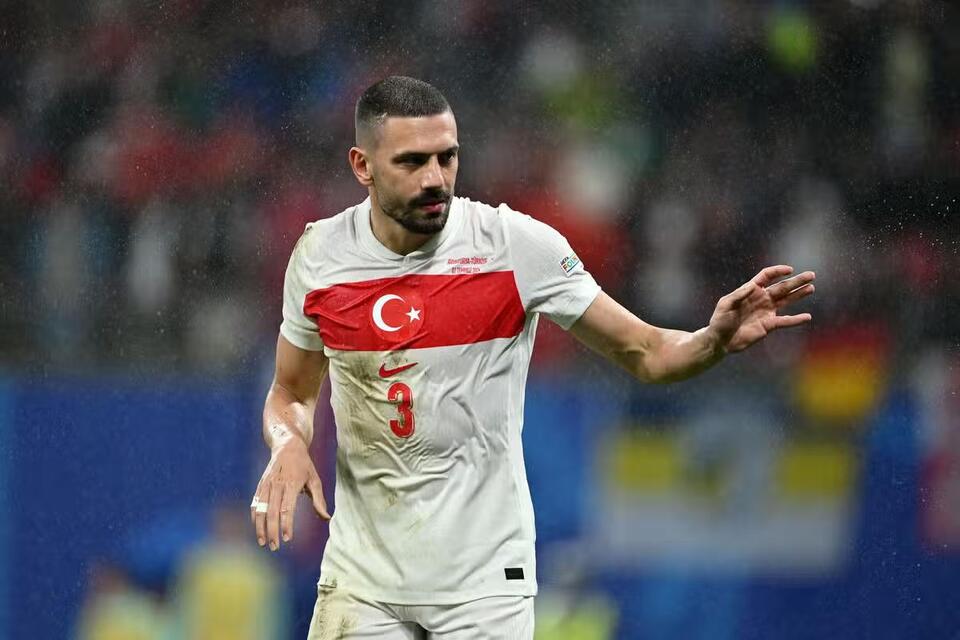 Merih Demiral: Turkey defender hit with two-game ban by Uefa over Euro ...