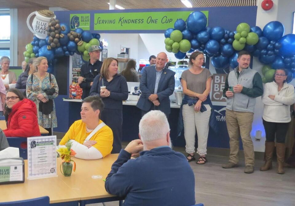 State, local officials savor new cafe - NewsBreak