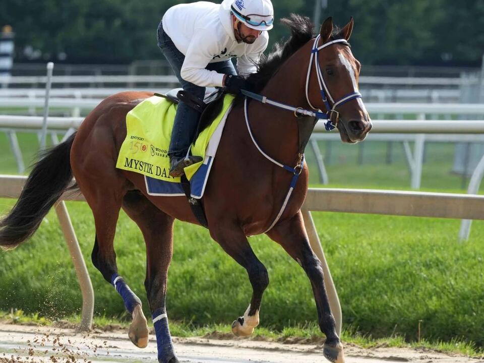 Derby winner Mystik Dan draws No. 5 post for Preakness. Bob Baffert’s ...