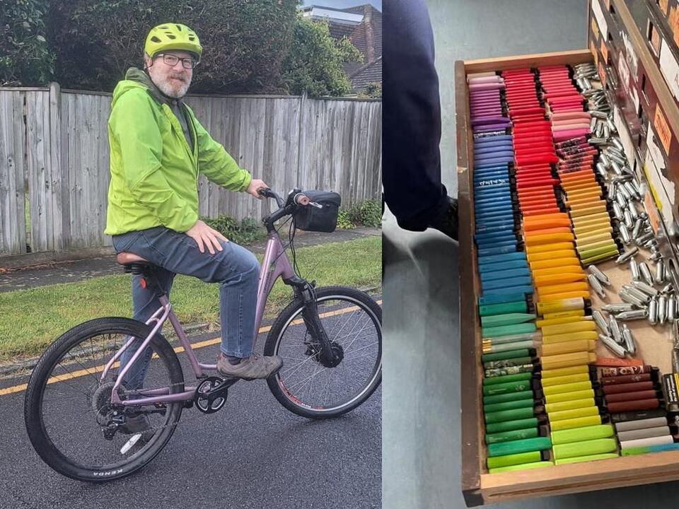 Man collects old disposable vapes to power his e-bike and charge his phone