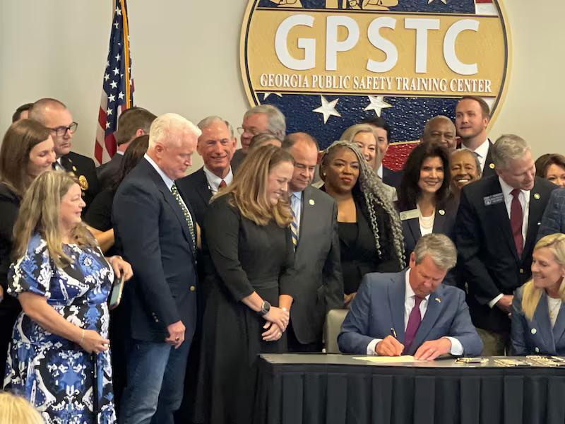 Kemp signs new law that will help Georgia first responders pay for PTSD treatment