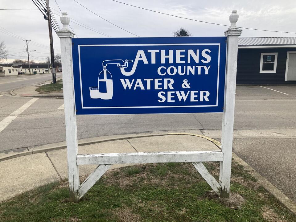Athens County Water and Sewer District Sign - NewsBreak