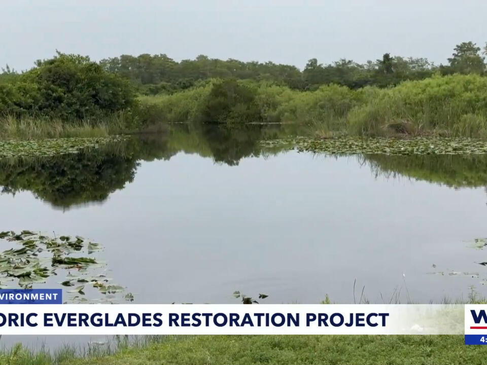 First major feature for Western Everglades Restoration Project