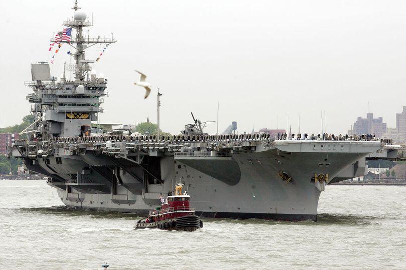 'End-of-an-era' moment as final non-nuclear powered US aircraft carrier ...