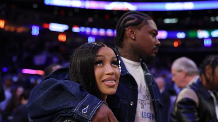 Cardi B Shares Adorable First Photos Of Her Baby Boy With Stefon Diggs ...