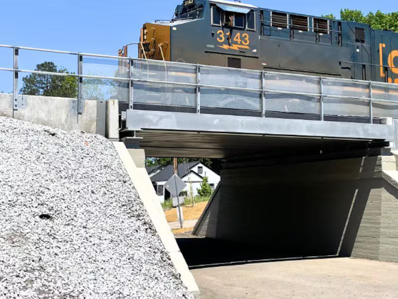 Olive Road bridge sees new look; improvements continue