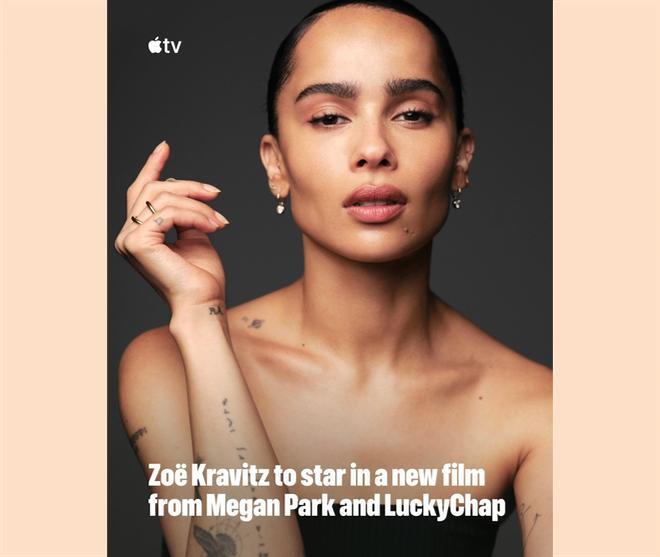 Zoë Kravitz set to star in untitled Apple TV original movie from Megan ...