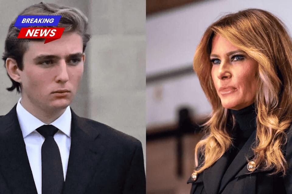 Donald Trump’s wife is reportedly upset because her son Barron appears ...