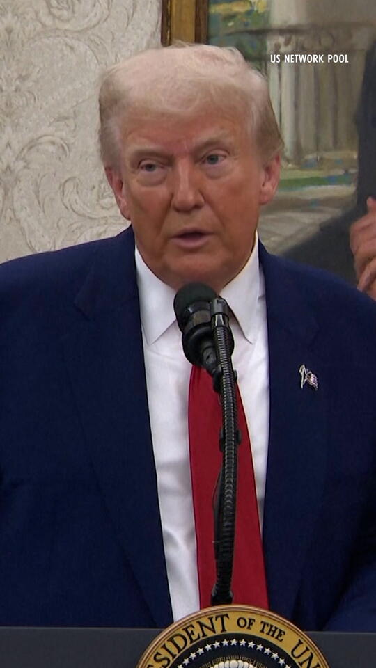 Trump Slams Reporter on Camera Who Tells Him the Meaning of His 'TACO ...