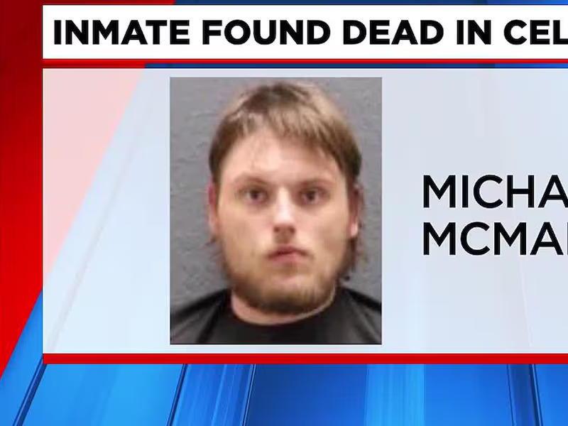 Man charged with manslaughter in death of fellow inmate