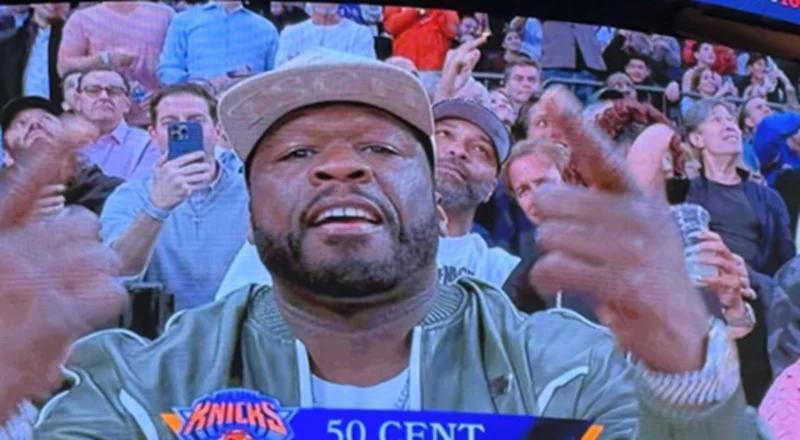 50 Cent goes viral for rant about Knicks, Pope, and Kanye at MSG [PHOTO ...