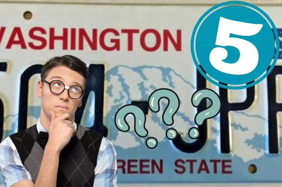 5 Things You Need To Know About Your Washington State License Plates ...