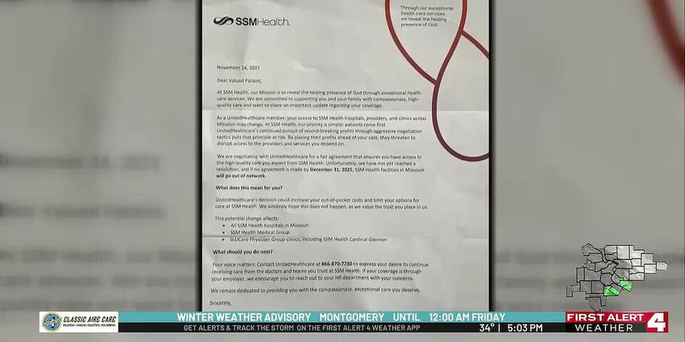SSM Health, United Healthcare contract dispute leaves St. Louis ...
