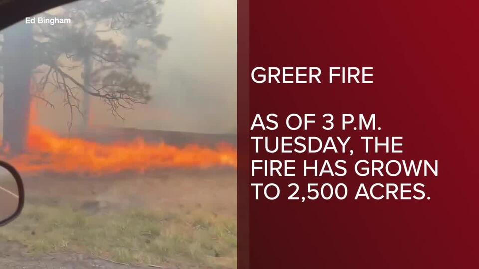 GREER FIRE: Arizona wildfire prompts evacuations in Greer, Northwoods ...