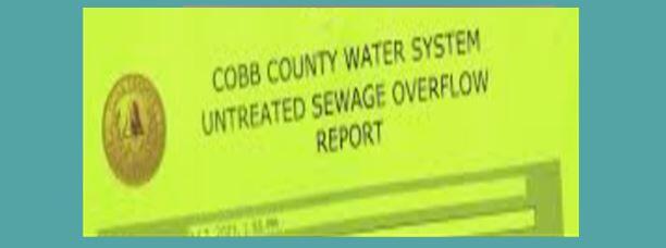 Cobb County Water System Reports Multiple Sewage Overflows Impacting ...