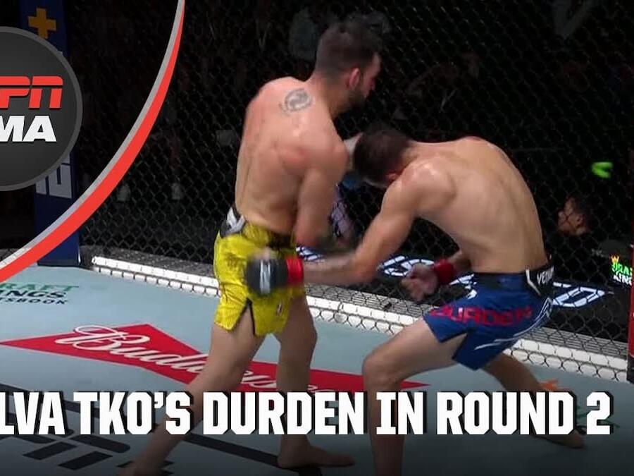 UFC Vegas 94 video: Bruno Silva knocks out Cody Durden’s mouthpiece