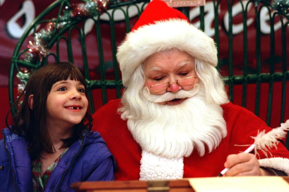 Here are 27 photos of kids (and a few pets) with Santa, from 1948 to ...