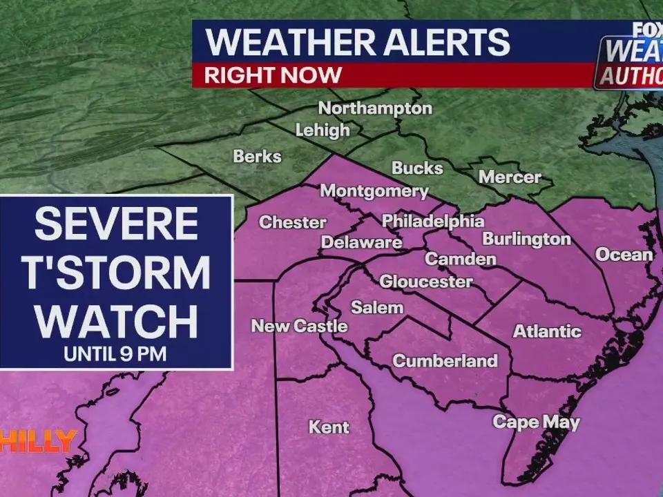 Philadelphia weather radar: Severe storm watches posted ahead of ...