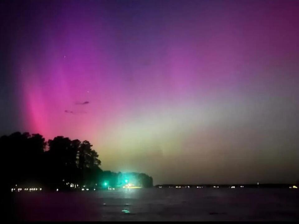 Northern Lights visible in the Midlands