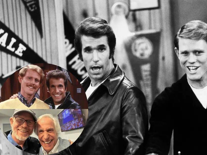Fonzie And Richie Cunningham Recreate ‘Happy Days’ Photo Nearly 50 Years Later