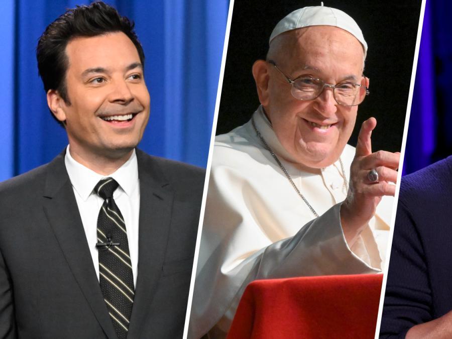 Pope Francis is the headliner at a comedic conclave that includes Jimmy Fallon