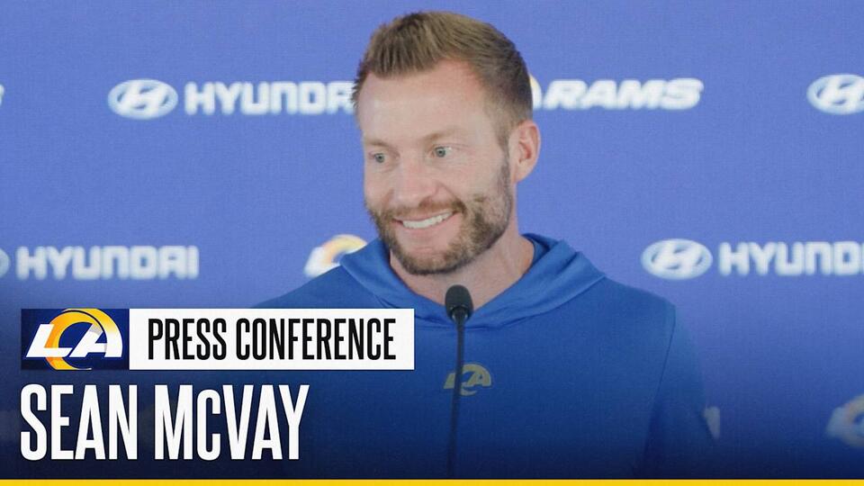 Sean McVay talks about Byron Young & Jared Verse's friendship, Joe ...