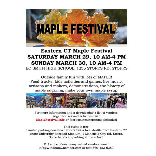 Eastern CT Maple Festival is March 29 & 30 - NewsBreak