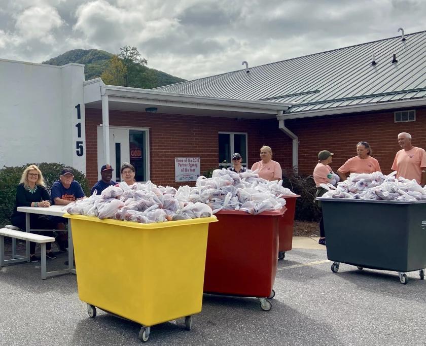 A year after Helene, food organization struggles to fill the need in ...