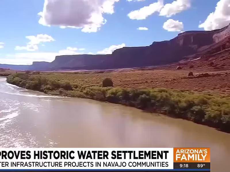 Navajo Nation approves a historic water settlement