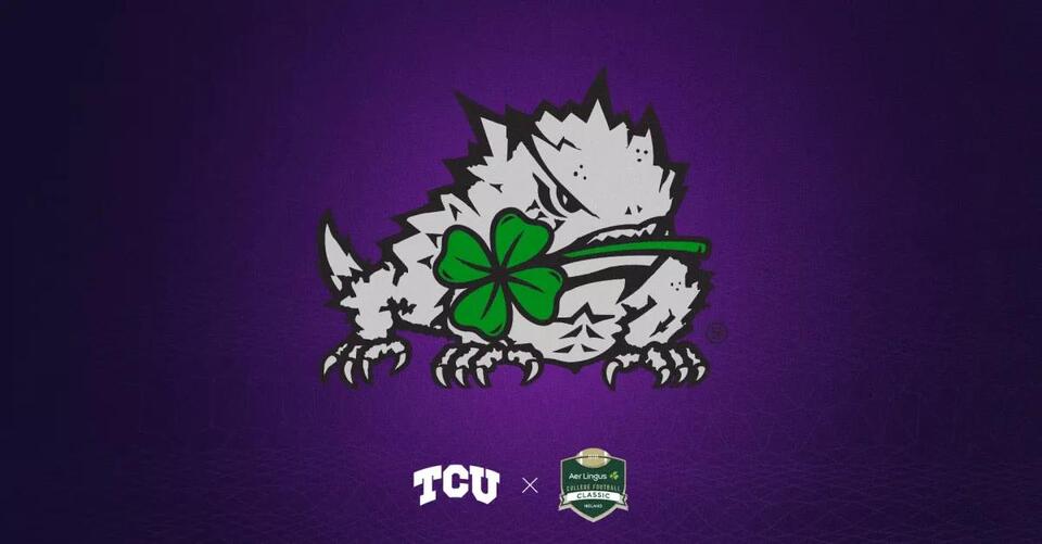 TCU unveils new “Clover Frog” design for 2026 College Football Classic ...