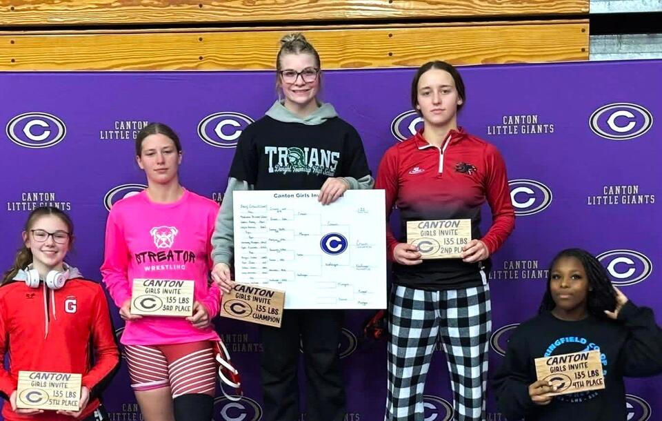 Lady Panther Wrestlers Place Five At Canton - NewsBreak