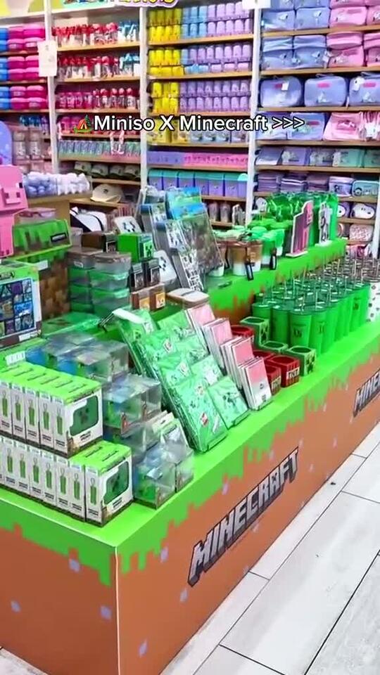 ⚔️ @MINISO United States x Minecraft ⚔️ How cuuuuute is the Minecraft ...