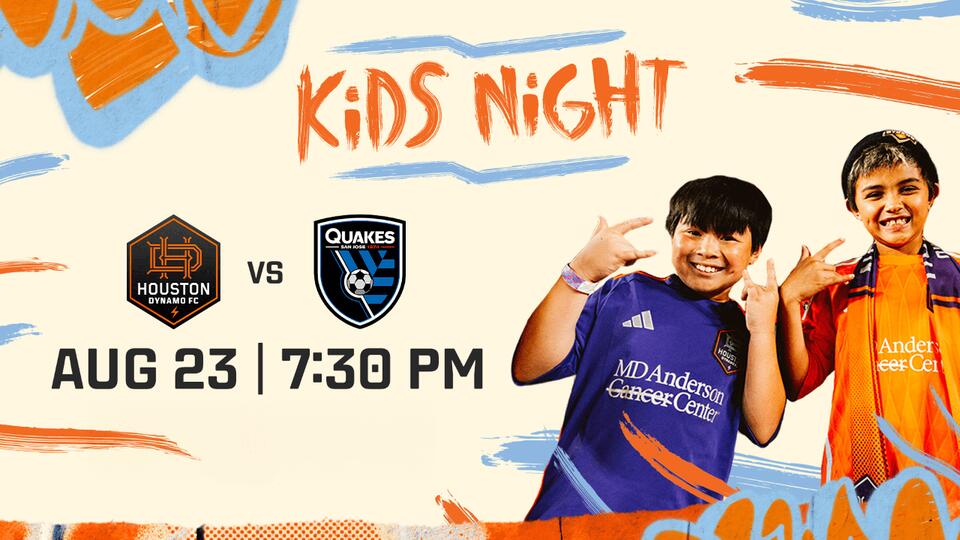 Houston Dynamo FC announce Kids Night Celebration at Shell Energy ...