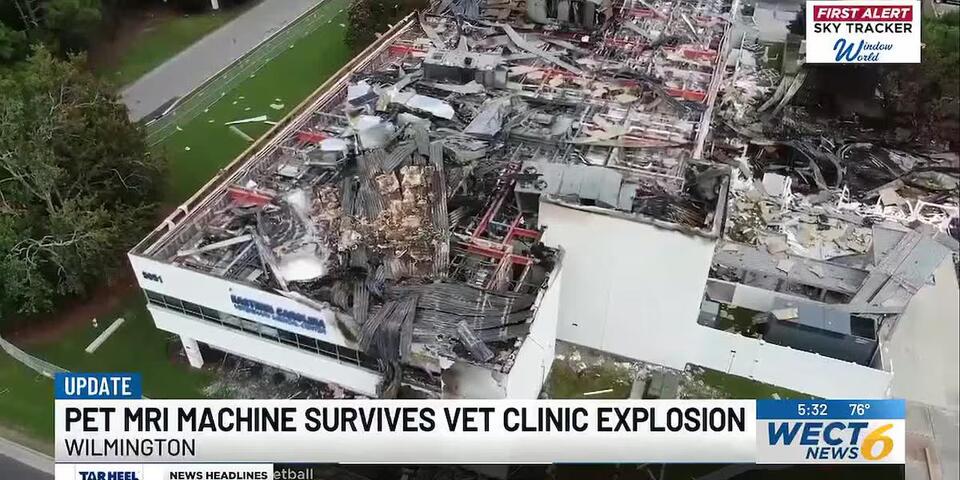 MRI machine servicing pet owners months after explosion destroyed ...