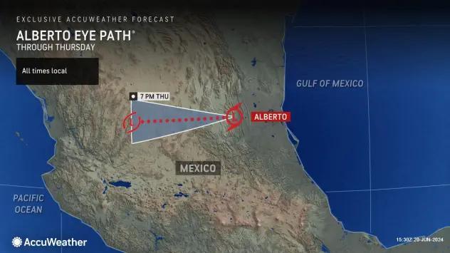 Alberto makes landfall, pushes inland over Mexico; US impacts to ease ...