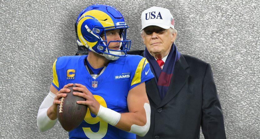 NFL world reacts to Donald Trump, Matthew Stafford news - NewsBreak