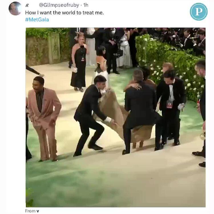Singer Tyla made her debut at the 2024 Met Gala stunning fans with her ...