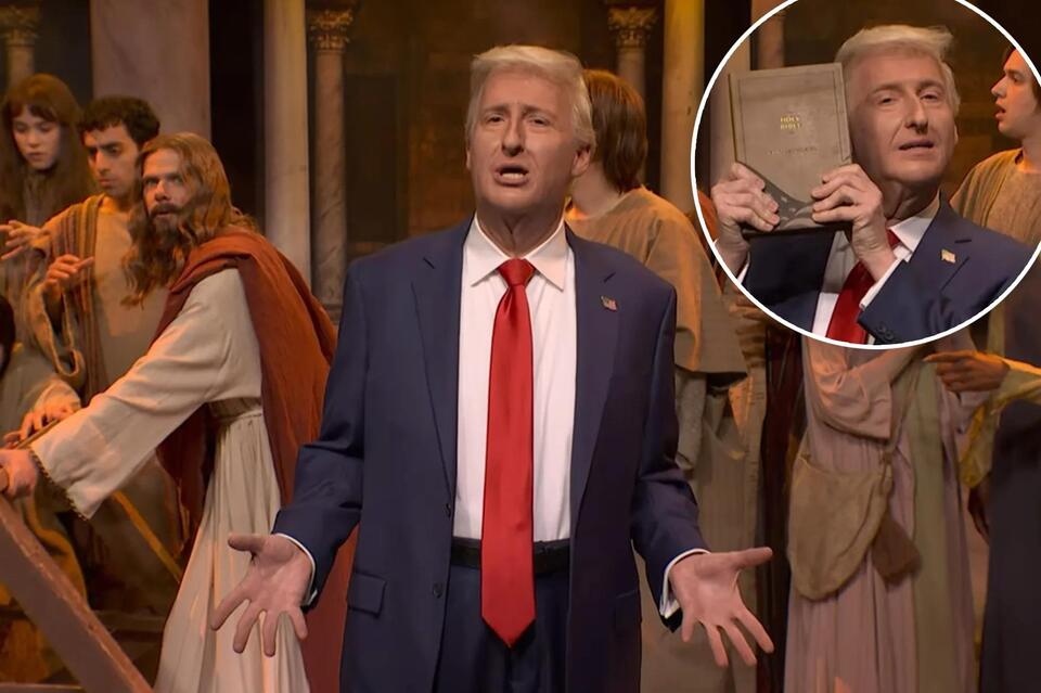 SNL mocks Trump, tariffs in sketch featuring Jesus: Stock market ‘died ...