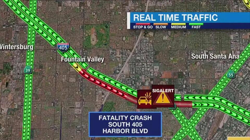405 Freeway accident: One killed in multi-vehicle crash in Costa Mesa ...