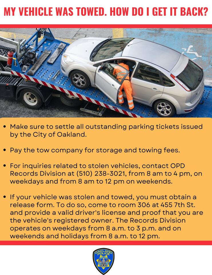 Check Towed Vehicles Online, Not Through 911 - NewsBreak