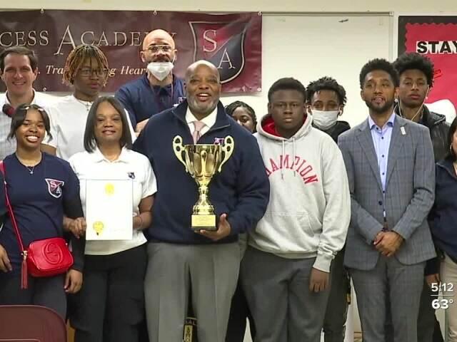 Success Academy won the third quarter attendance challenge