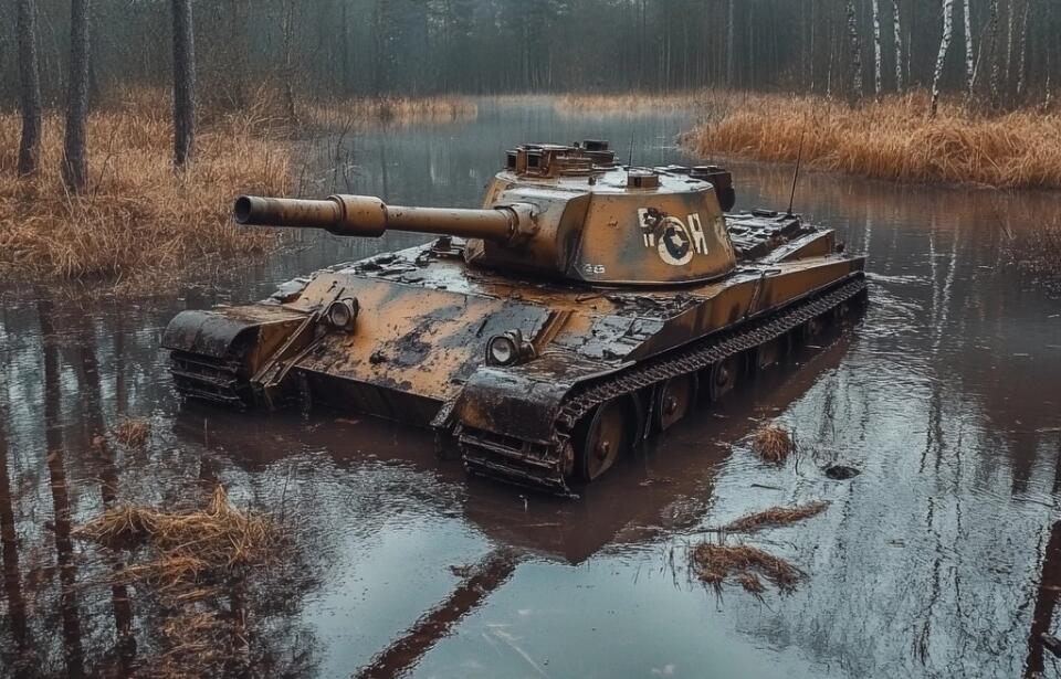50 years after noticing tank tracks leading to a lake, a man returned ...